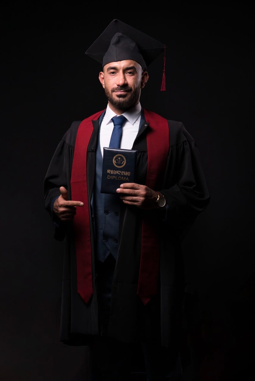Saif's Graduation Photography in Studio - Tbilisi - Artmakers Studio