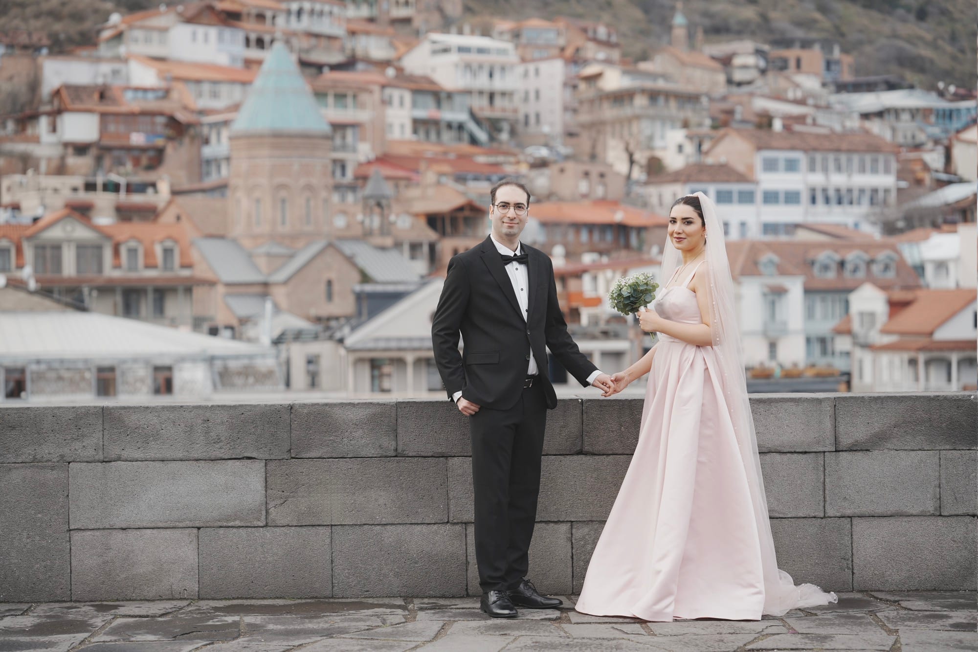 Tara and Soroush's Wedding Photo shoot in Old Tbilisi - Artmakers Studio